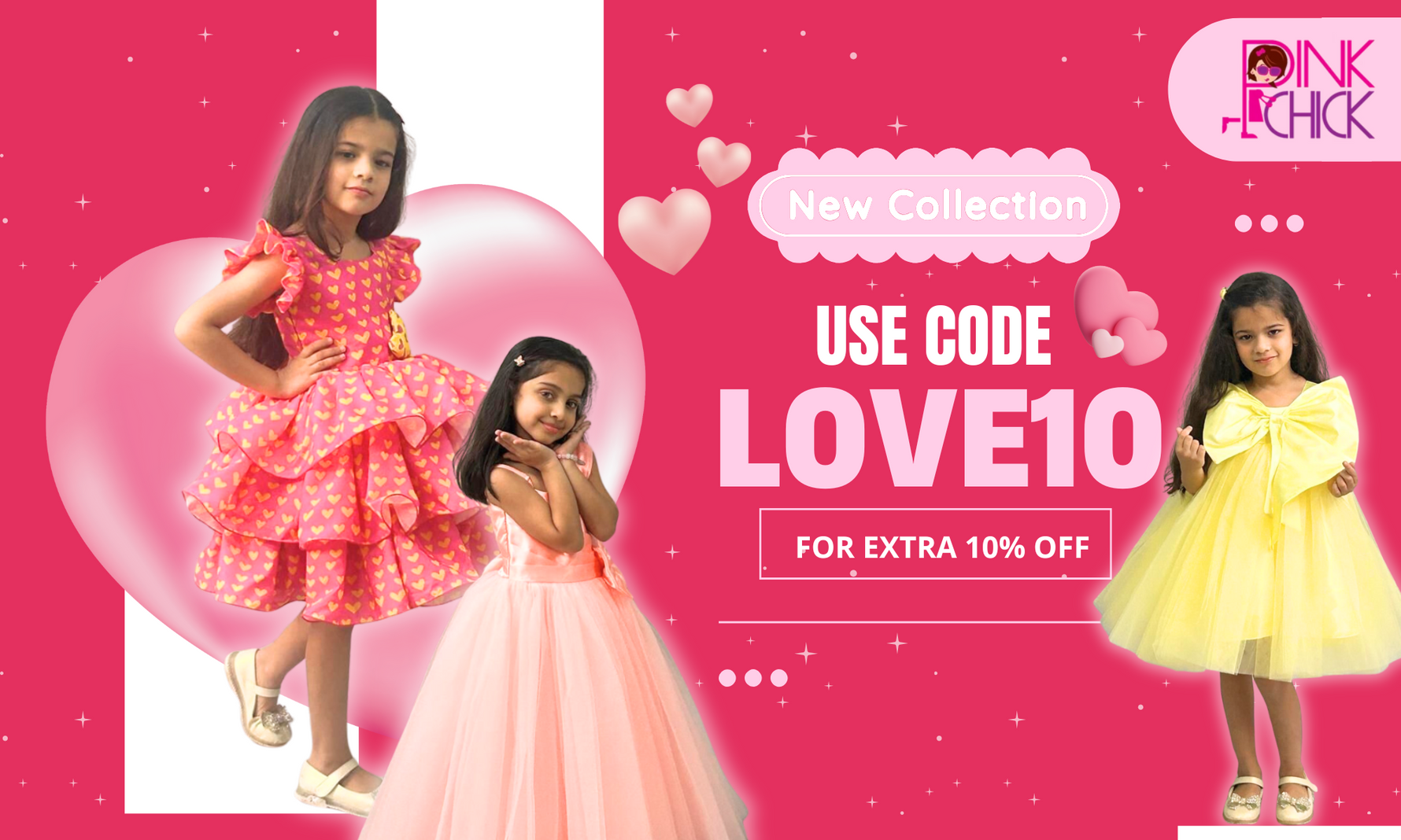 Pink Chick | Party Dresses for Girls